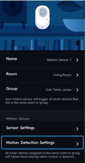 Using Motion to Control Cync Smart Devices